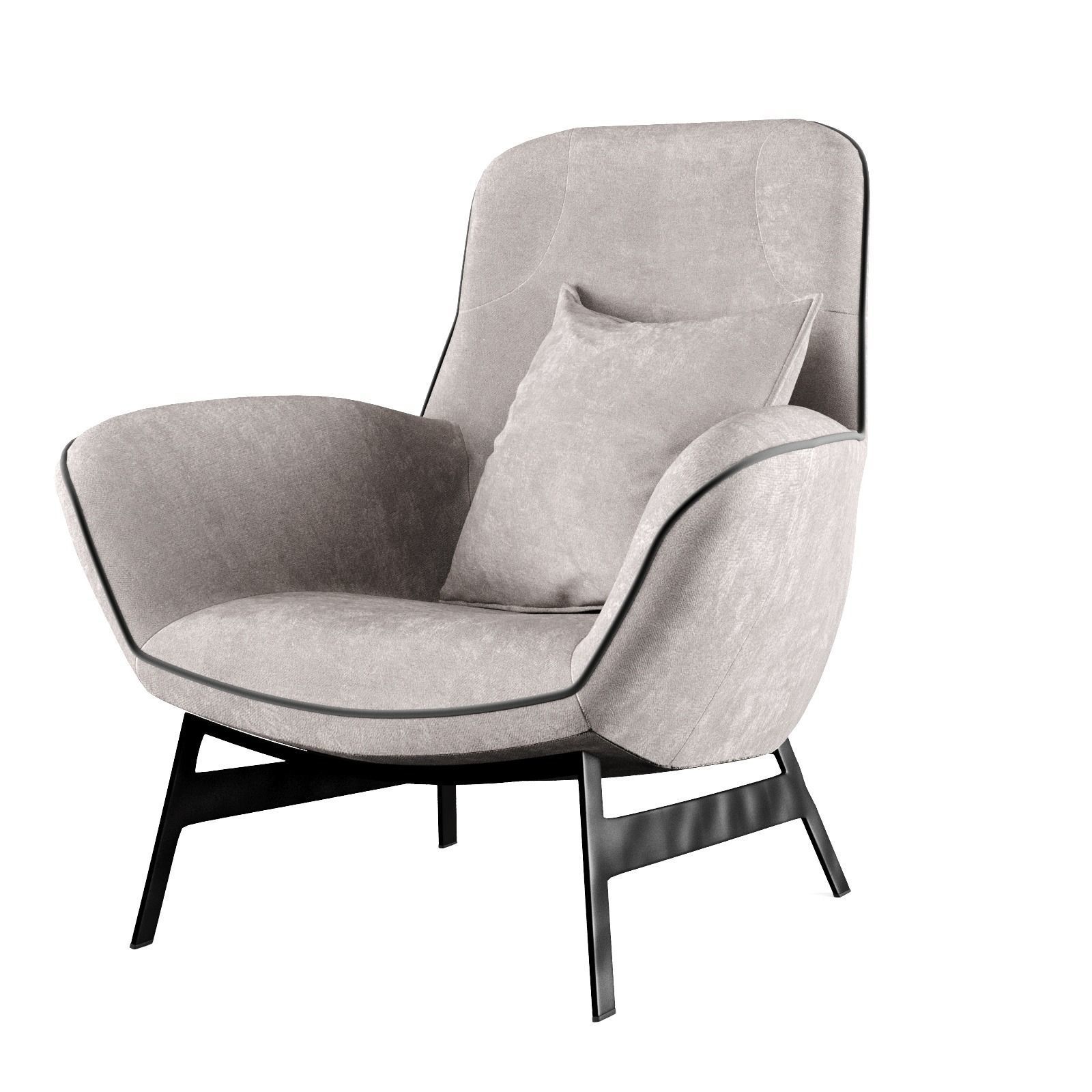 ROM Rico King Chair 3D model | CGTrader