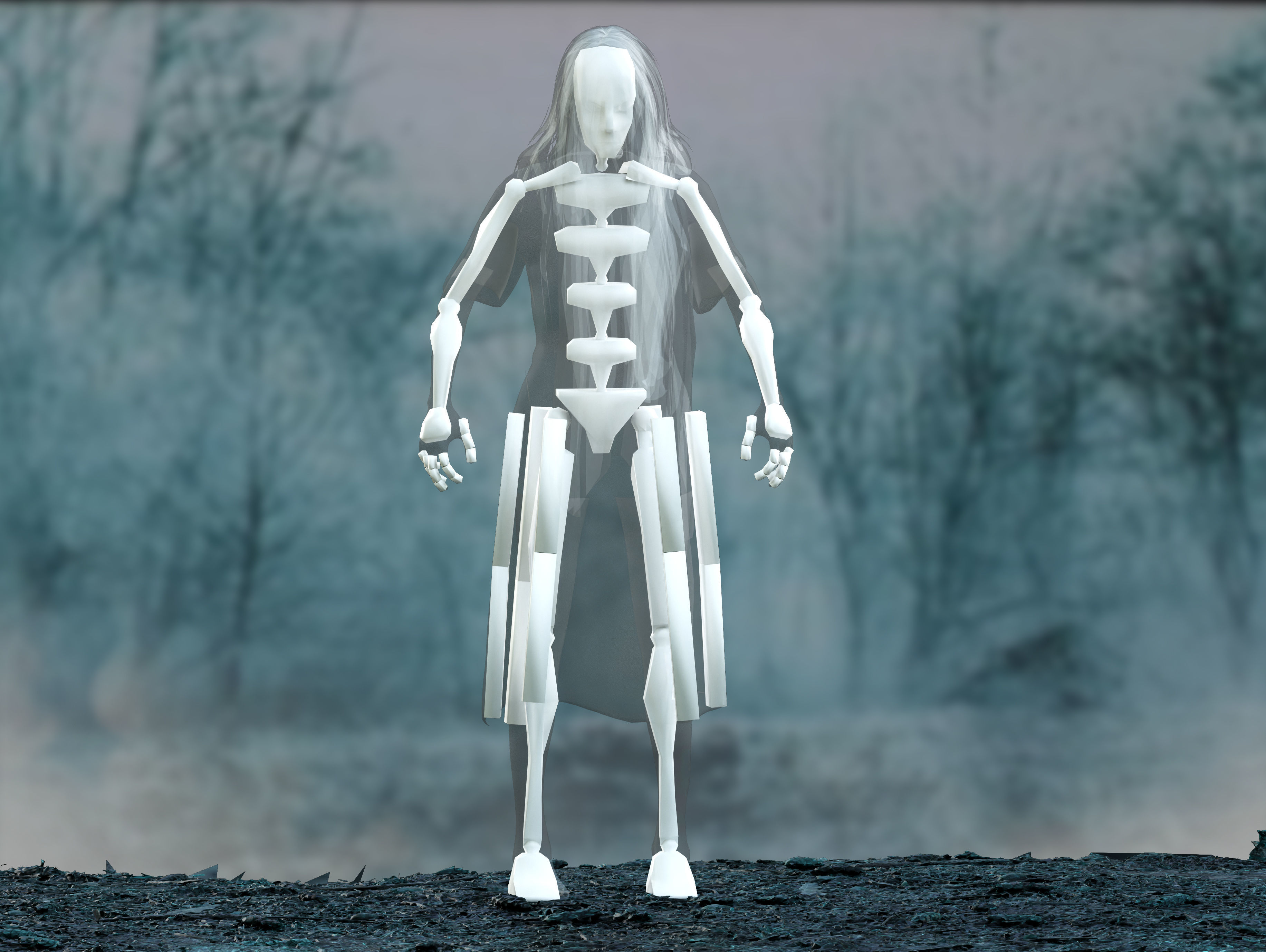 3D model Samara Morgan VR / AR / low-poly rigged | CGTrader