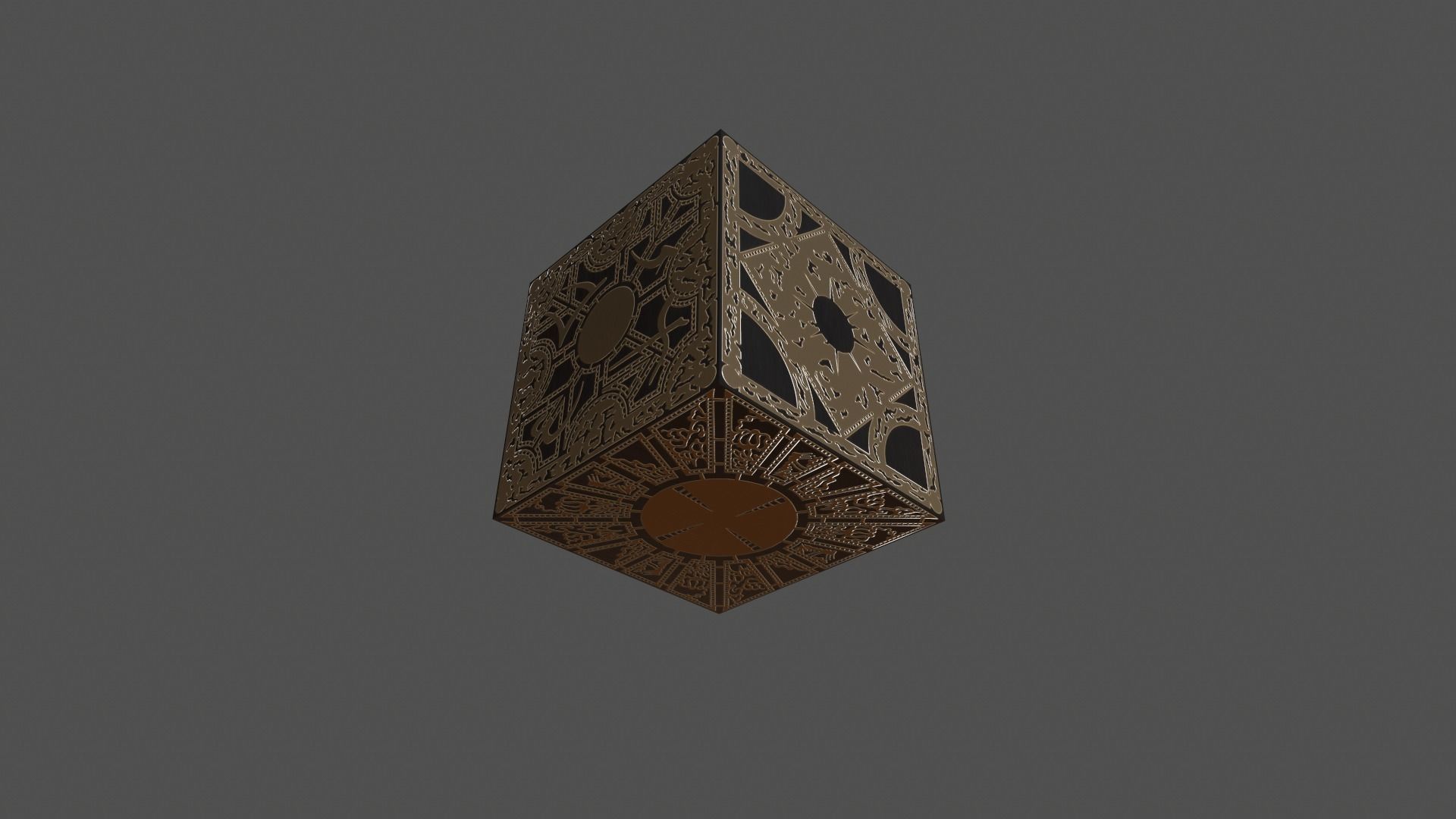 3D model Hellraiser puzzle box lament configuration Low-poly 3D model ...
