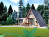 A frame house A34 34m2 3D model | CGTrader