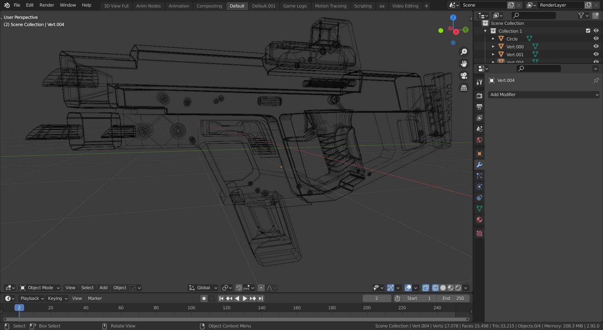 Vector machine gun 3D model | CGTrader
