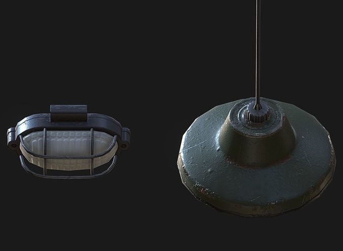 3D model Old Lamps 01 VR / AR / low-poly | CGTrader