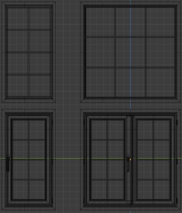 3D model Basic Low-Poly Windows VR / AR / low-poly | CGTrader