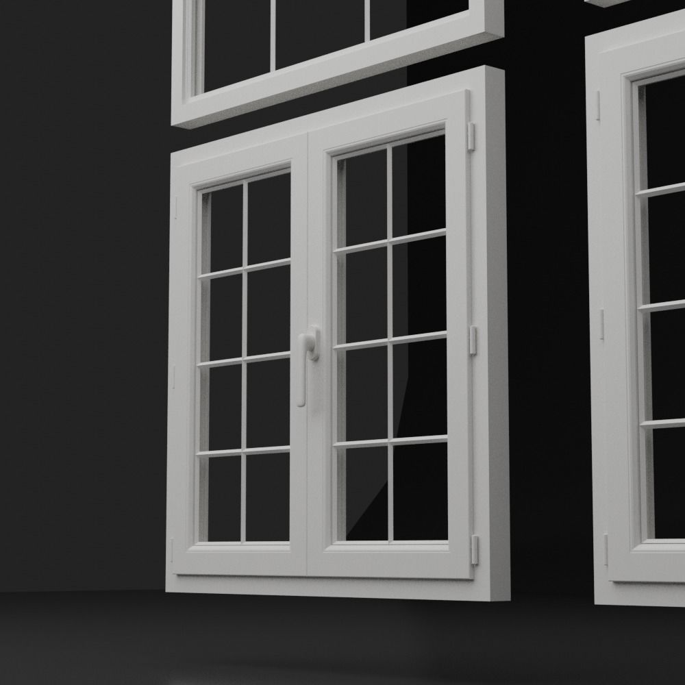 3D model Basic Low-Poly Windows VR / AR / low-poly | CGTrader