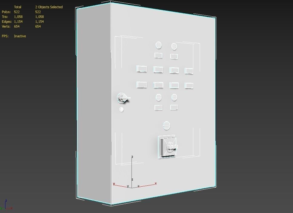 3D model Electrical Control Box m1 VR / AR / low-poly | CGTrader