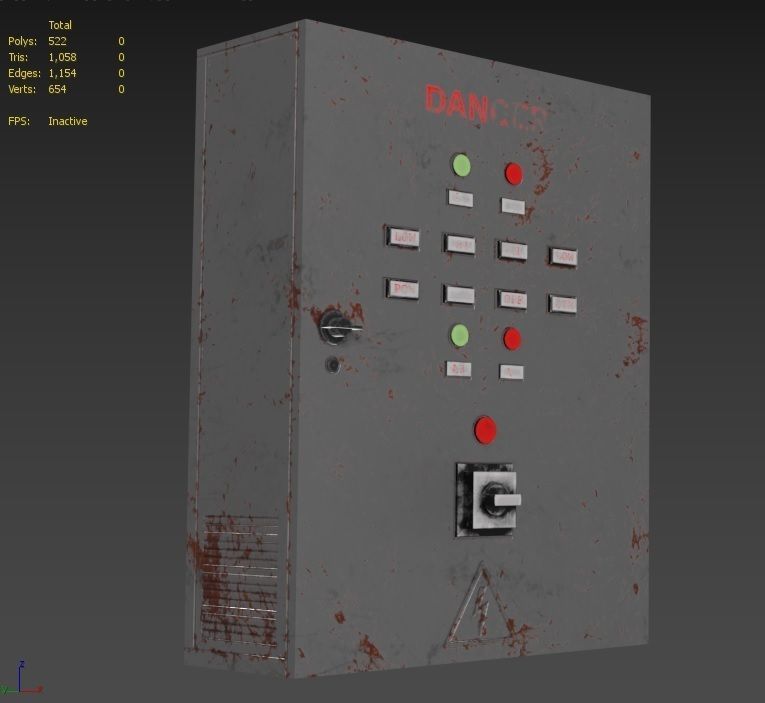 3D model Electrical Control Box m1 VR / AR / low-poly | CGTrader