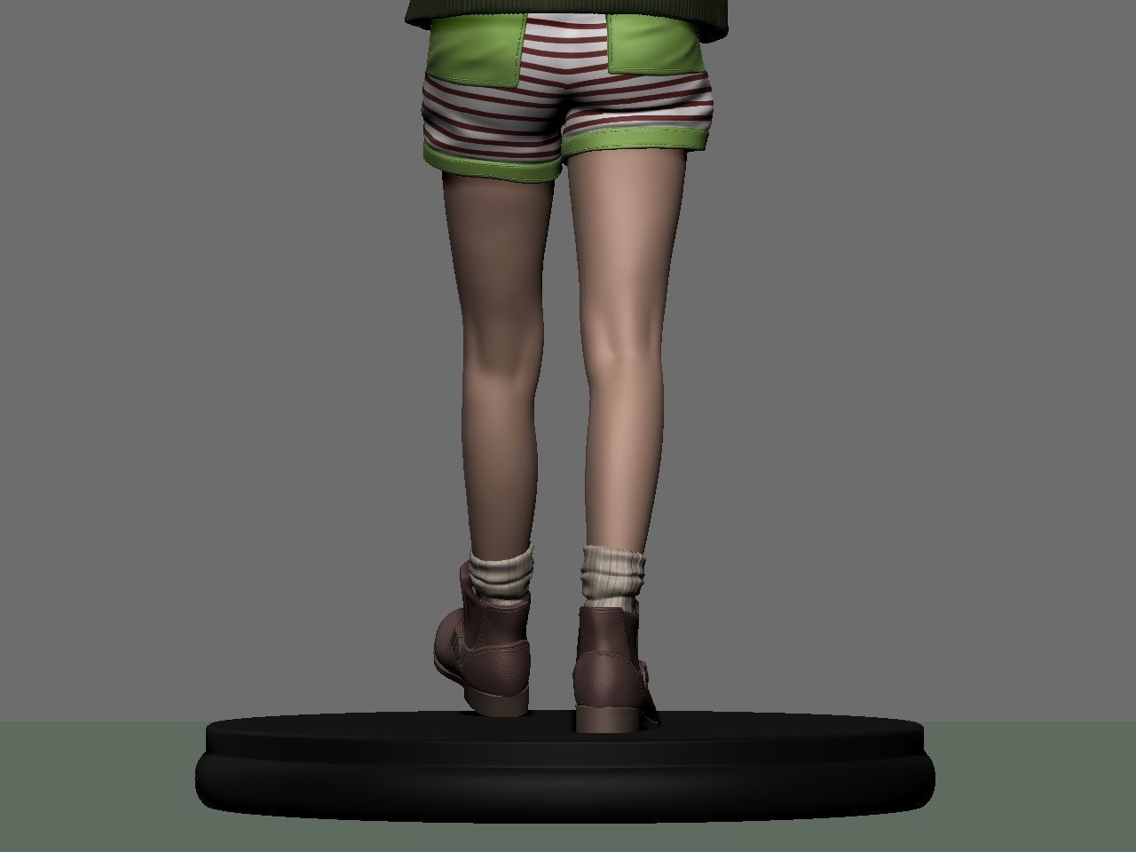 Mathilda woman holding gun and plants 3D model 3D printable | CGTrader
