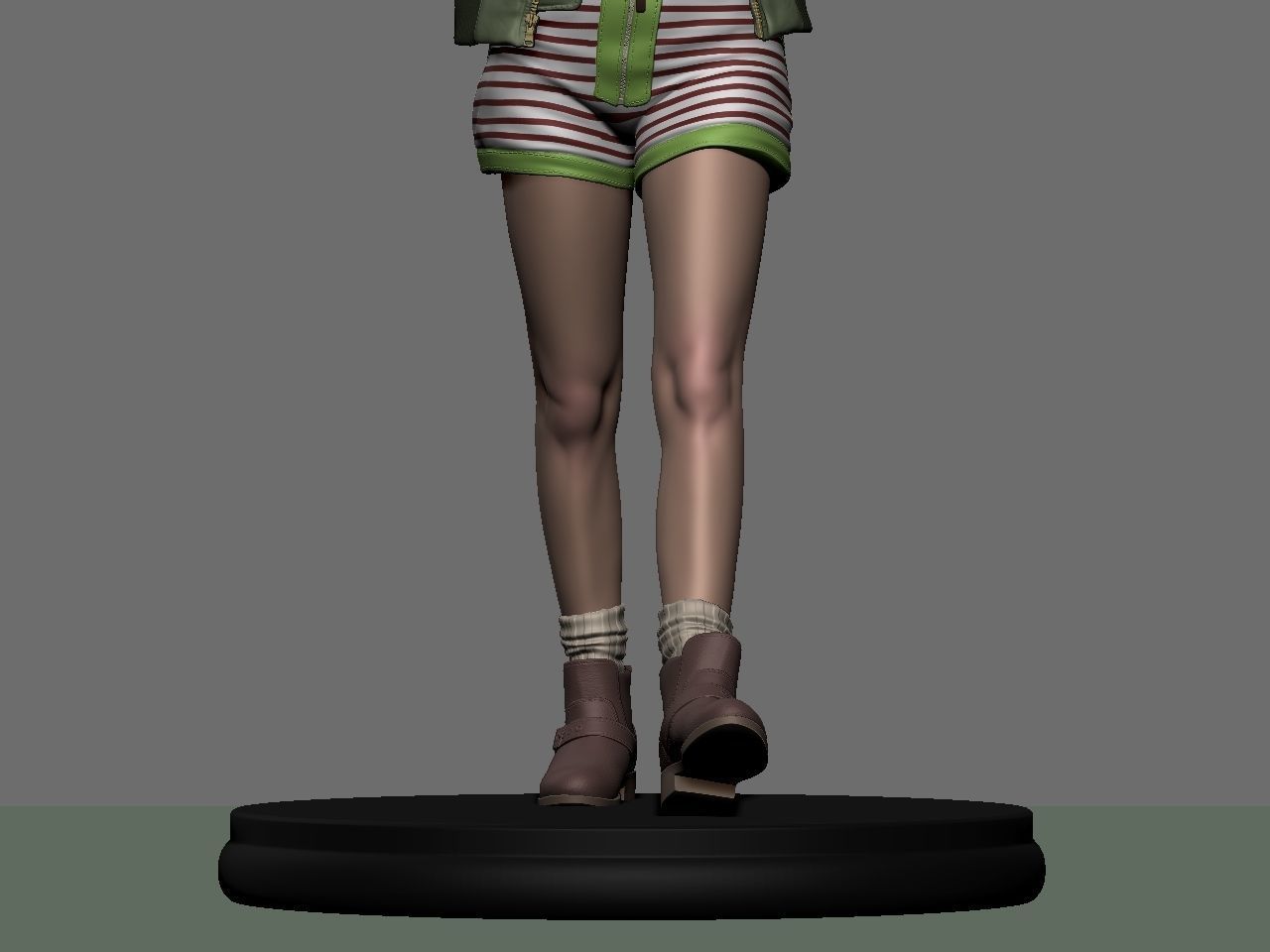 Mathilda woman holding gun and plants 3D model 3D printable | CGTrader