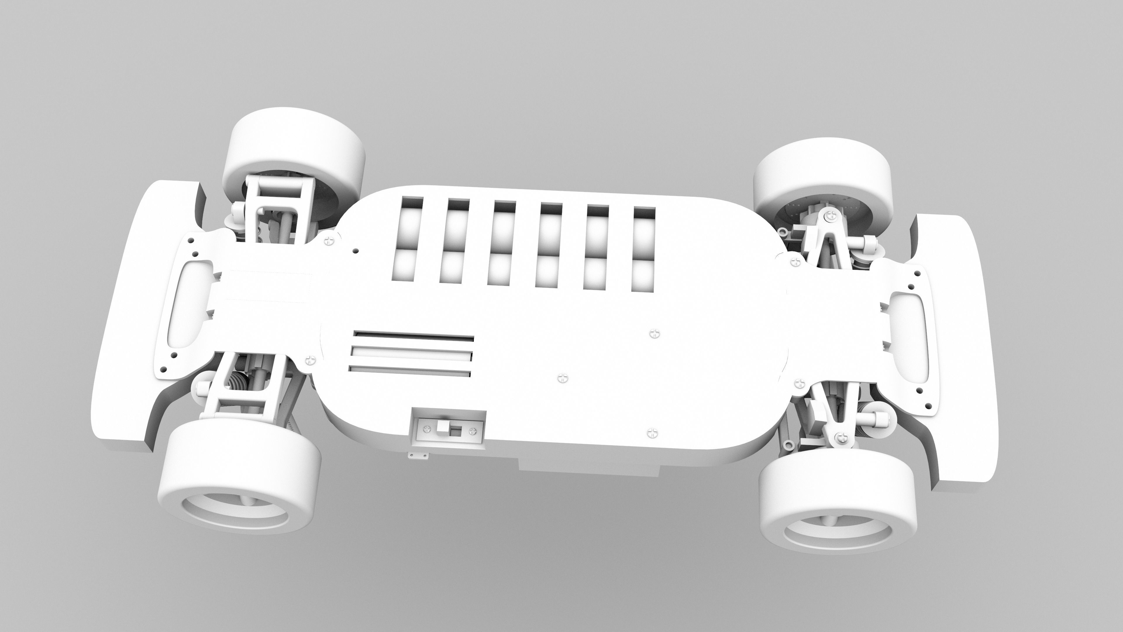 RC Car Tamiya TT-01 with Camaro 1968 SS bodywork 3D model 3D printable ...