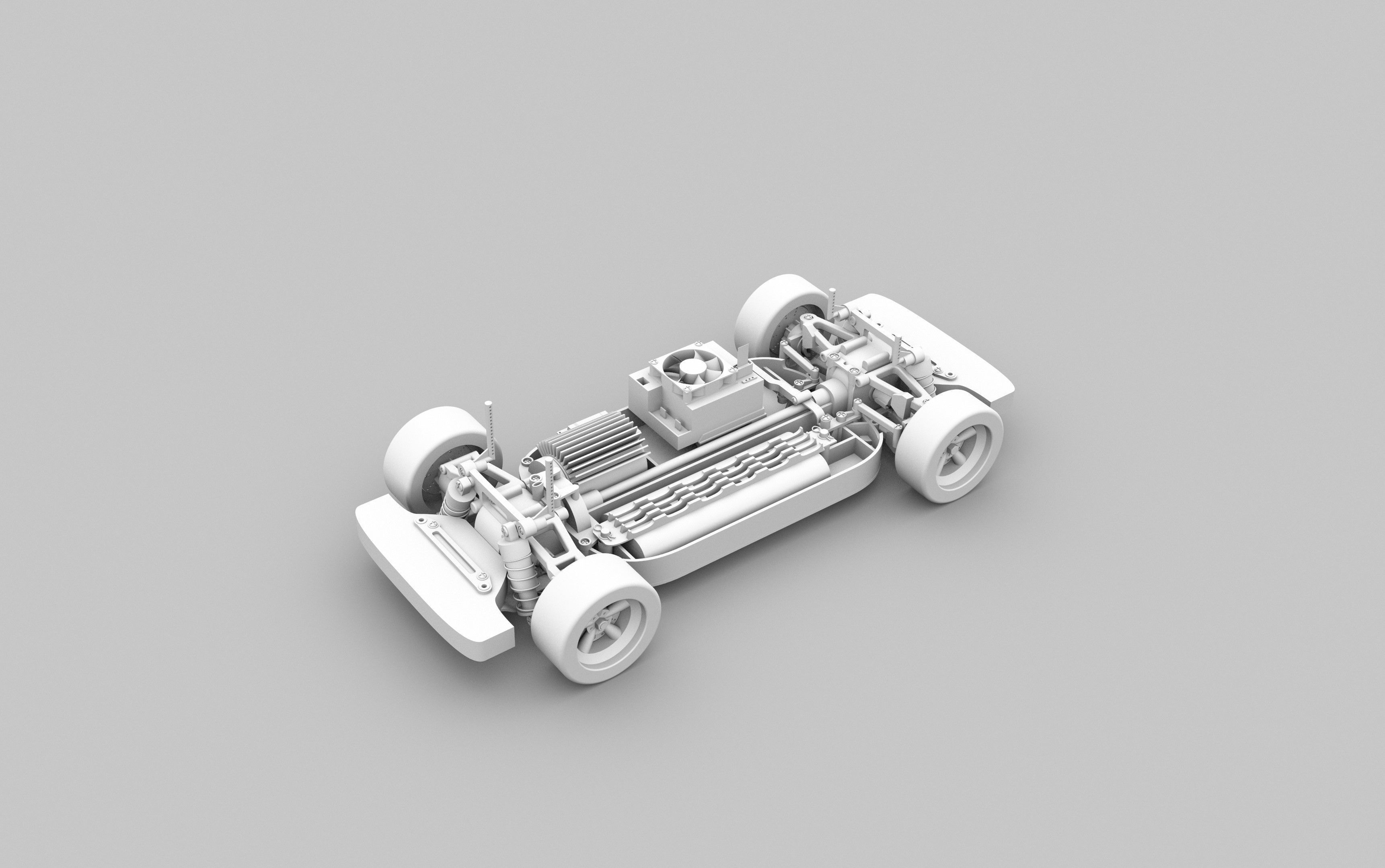 RC Car Tamiya TT-01 with Camaro 1968 SS bodywork 3D model 3D printable ...