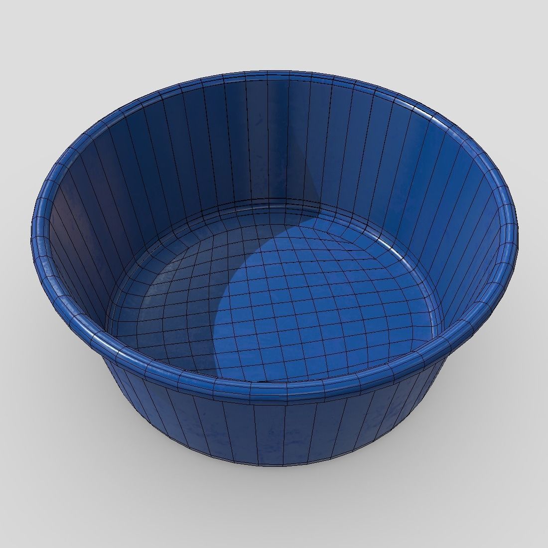 CC0 - Plastic Wash Basin 2 free VR / AR / low-poly 3D model | CGTrader