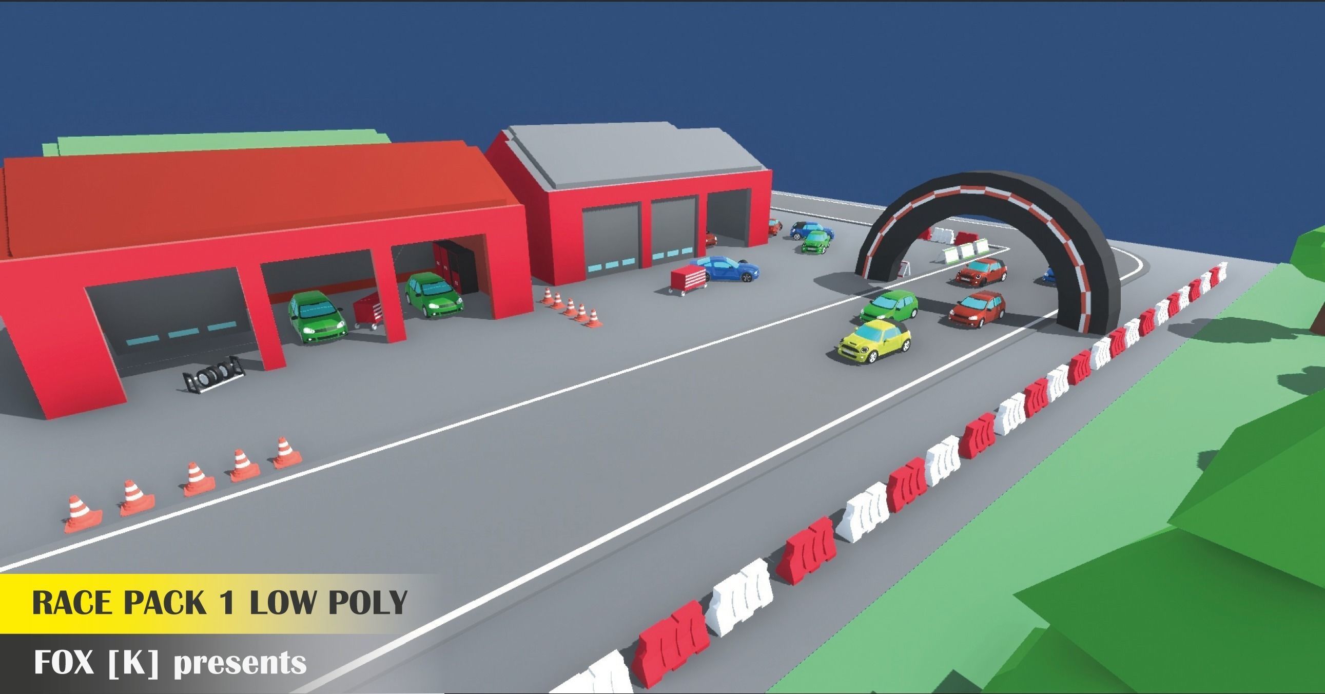 Race Pack 1 3D model | CGTrader