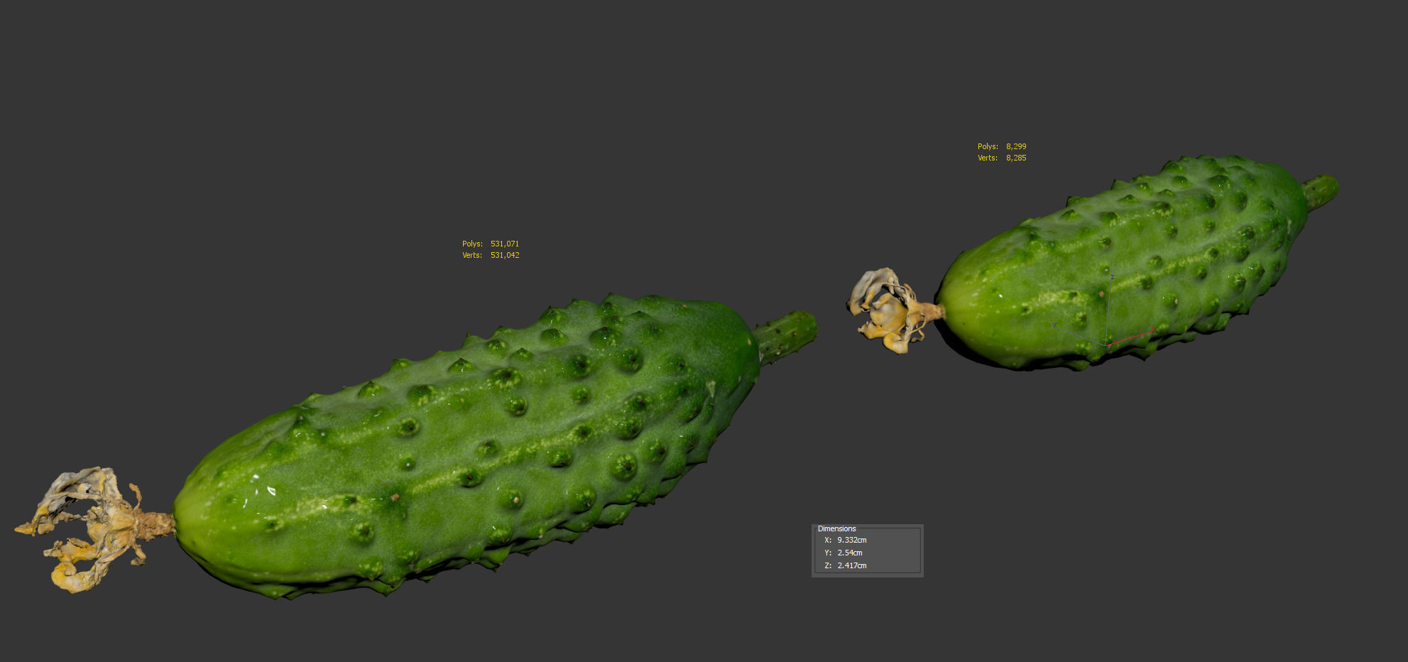 Cucumber 3D model | CGTrader