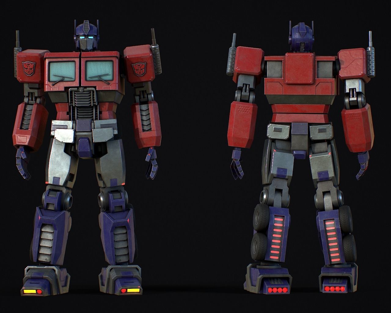 3D model Optimus Prime VR / AR / low-poly | CGTrader