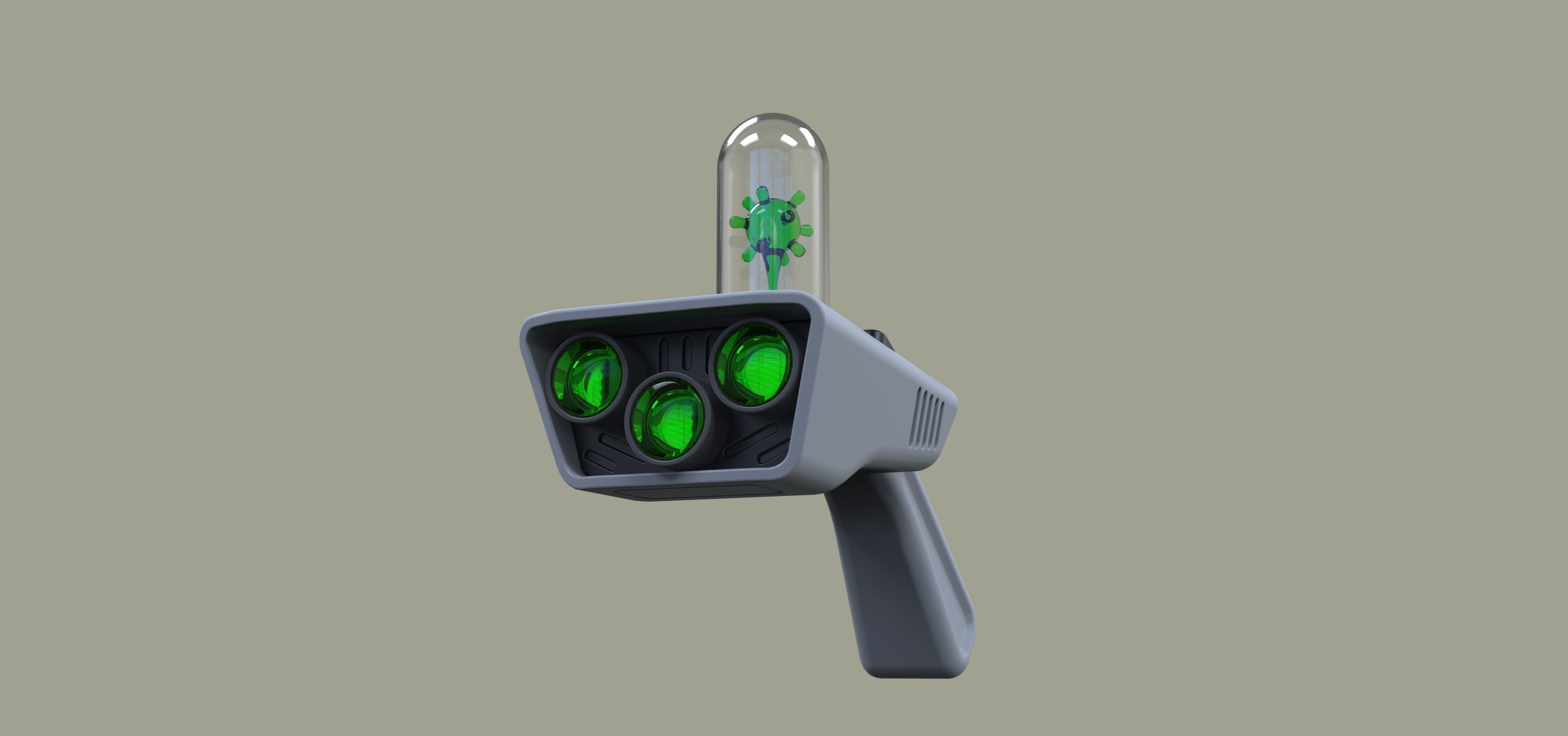 Concept of Portal gun from Rick and Morty 3D model | CGTrader