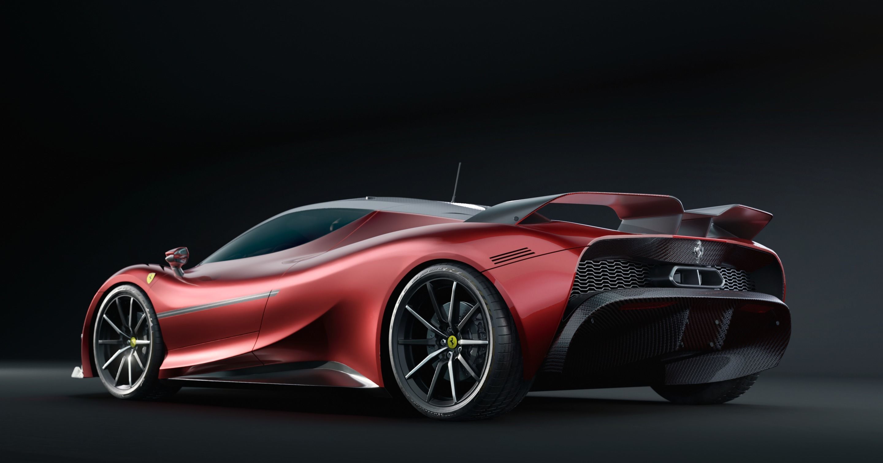 2021 Ferrari Aquila Concept Sportscar-Highly Detailed 3D model | CGTrader