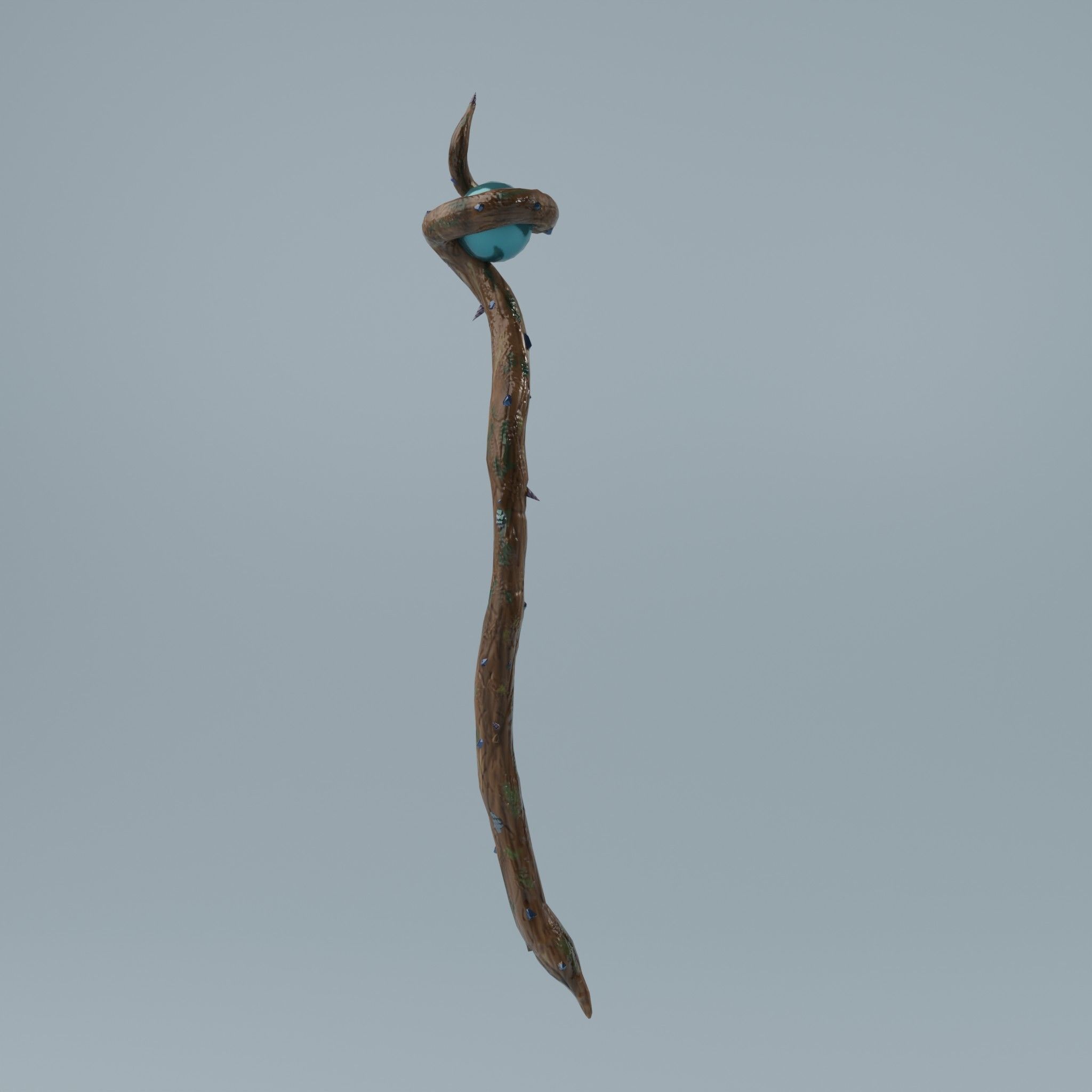 3D model Magic Sea Staff VR / AR / low-poly | CGTrader
