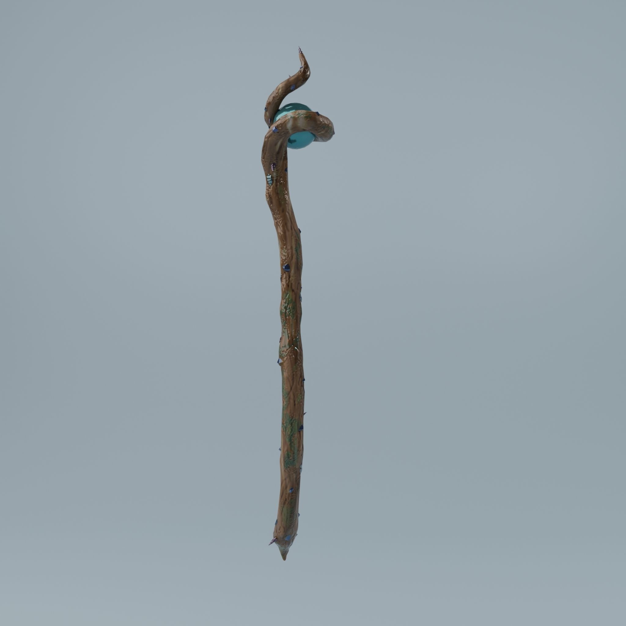 3D model Magic Sea Staff VR / AR / low-poly | CGTrader