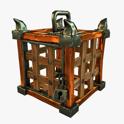 3D model Stylized Cage VR / AR / low-poly | CGTrader