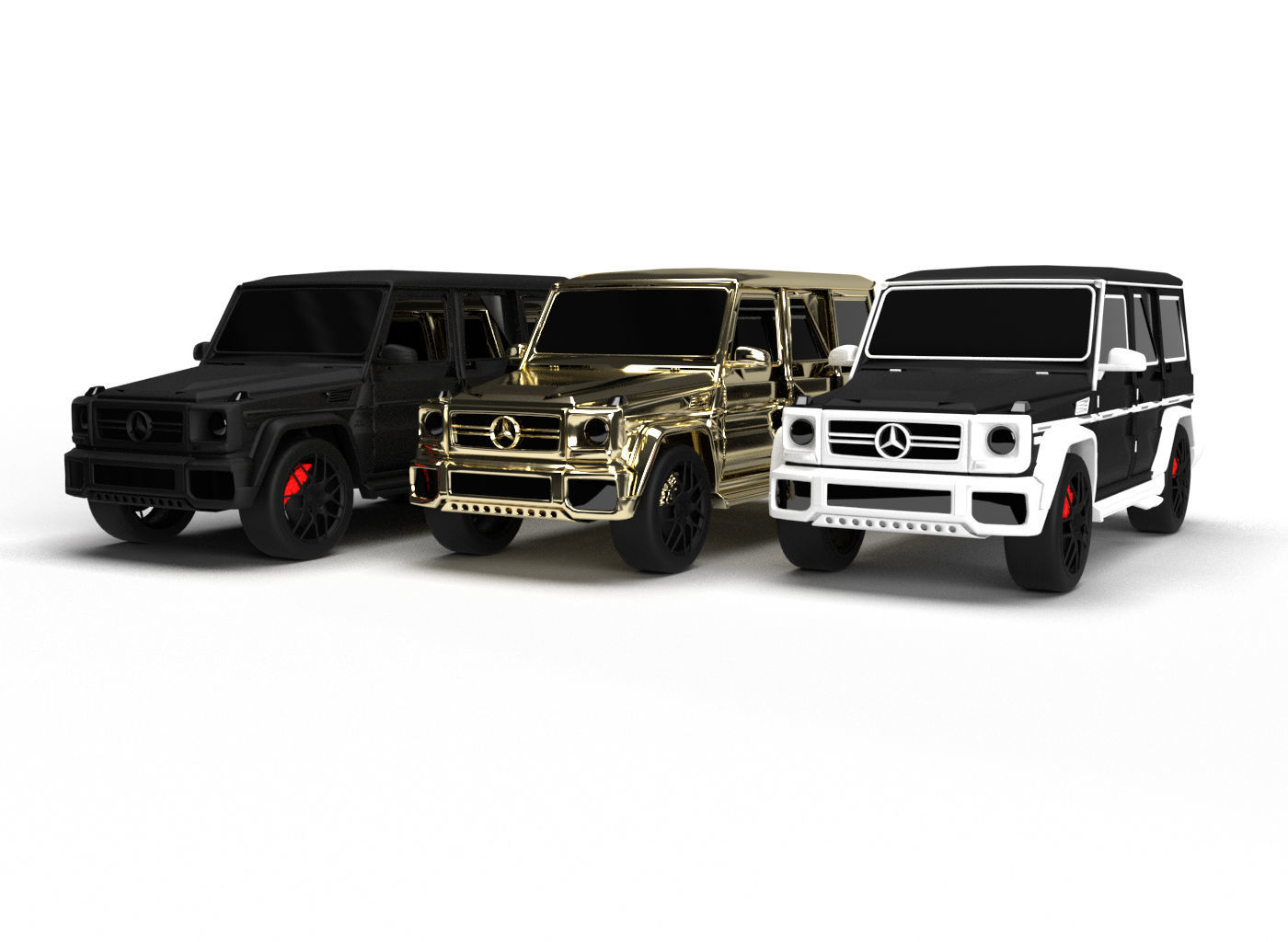 Mercedes 3 Gs 3D model | CGTrader