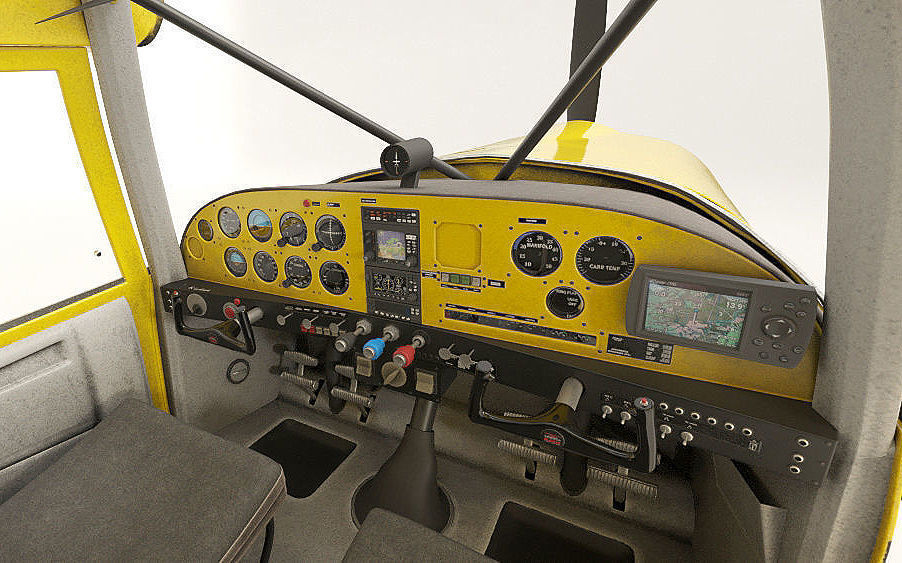 Maule light aircraft with interior 3D model | CGTrader