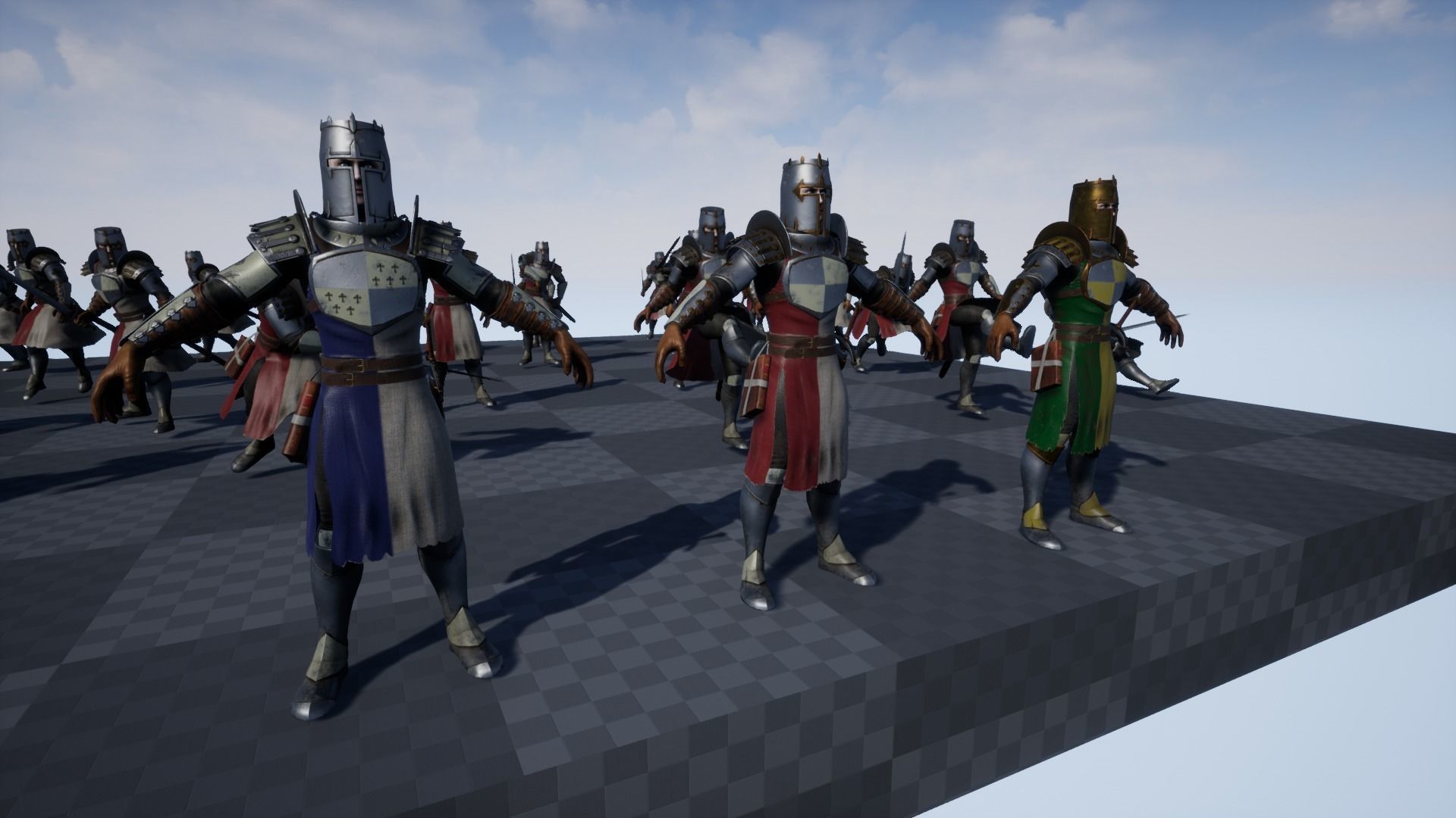 3D model Crusader VR / AR / low-poly rigged animated | CGTrader