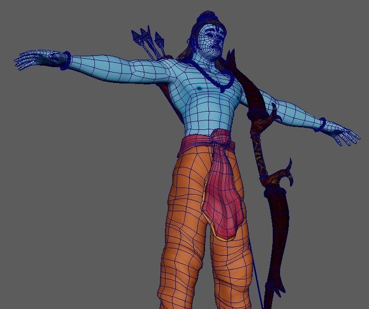 3D model Shri ram jee VR / AR / low-poly | CGTrader