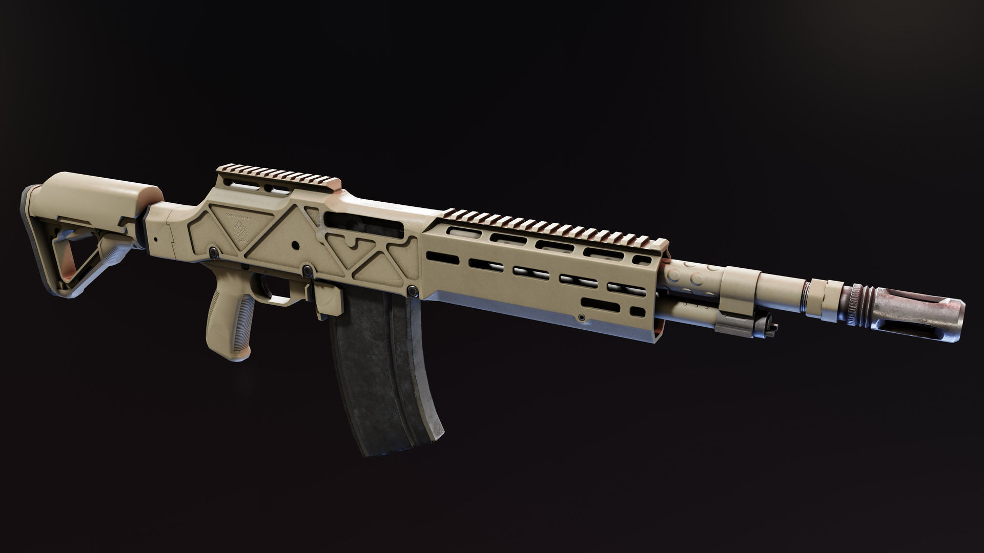 3D model Ohio Ordnance HCAR VR / AR / low-poly | CGTrader