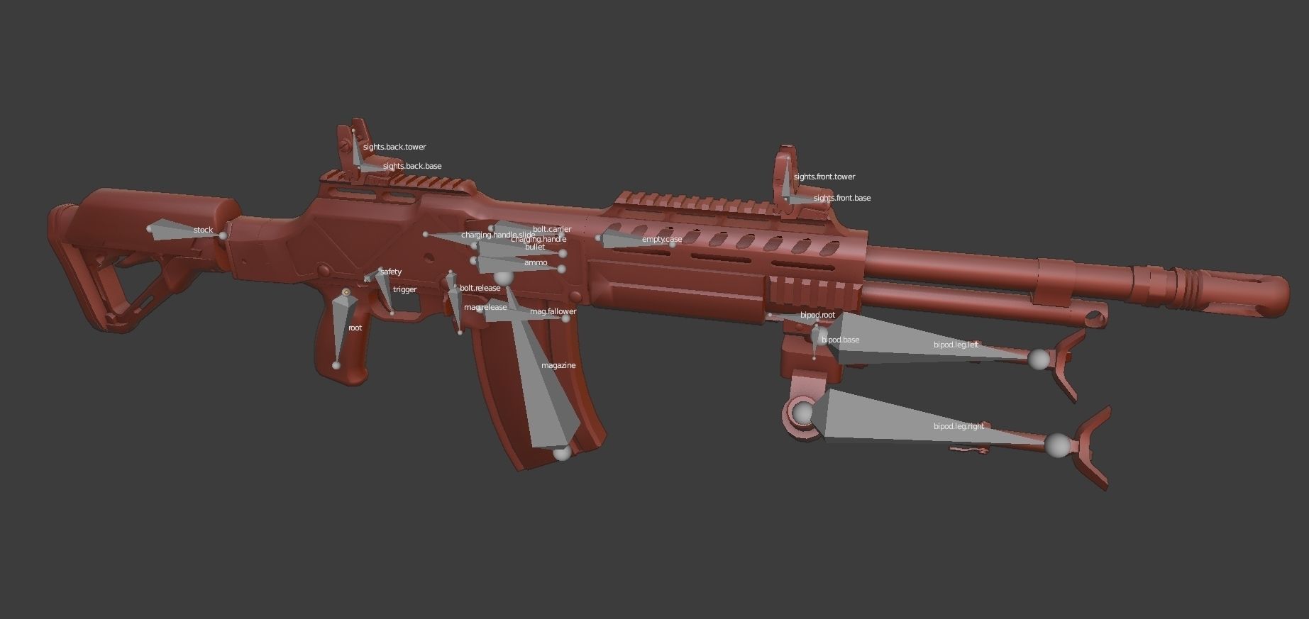 3D model Ohio Ordnance HCAR VR / AR / low-poly | CGTrader