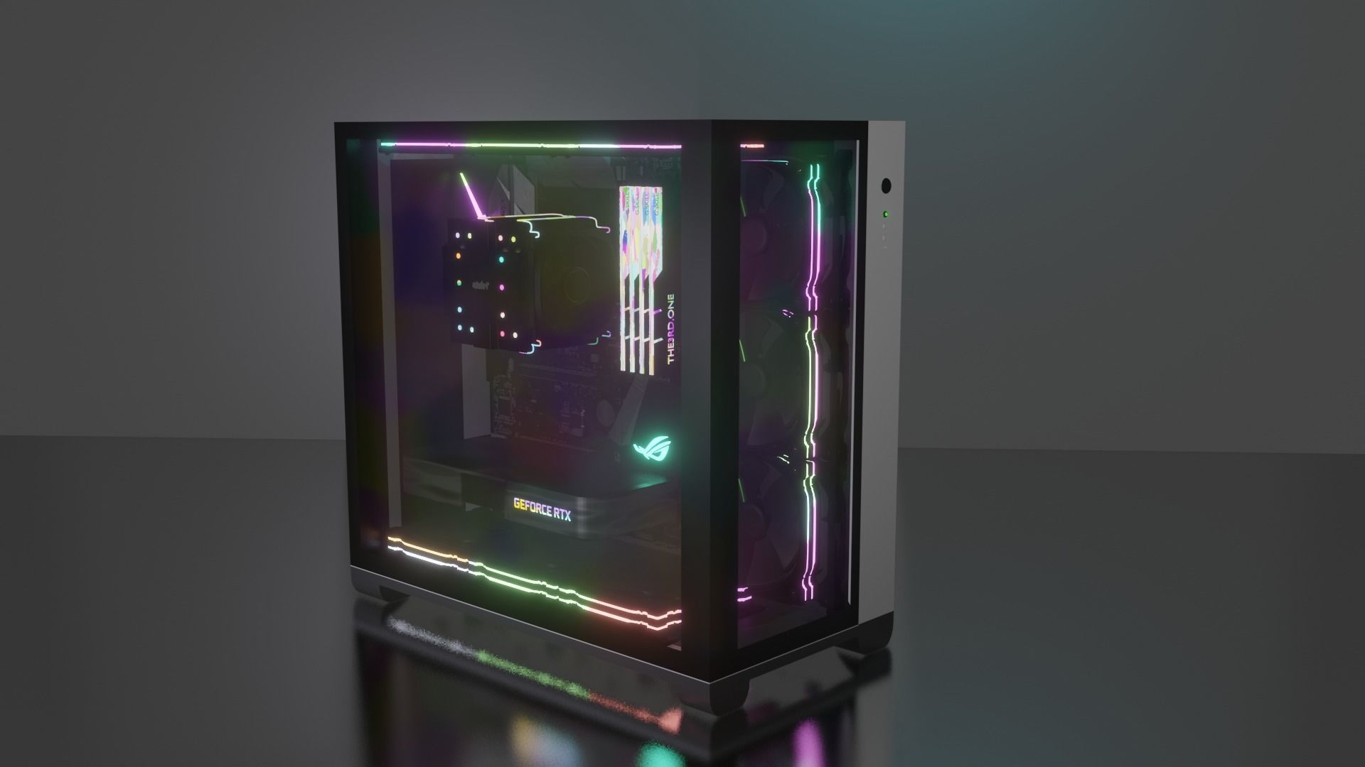 3D model Full Tower Computer VR / AR / low-poly | CGTrader