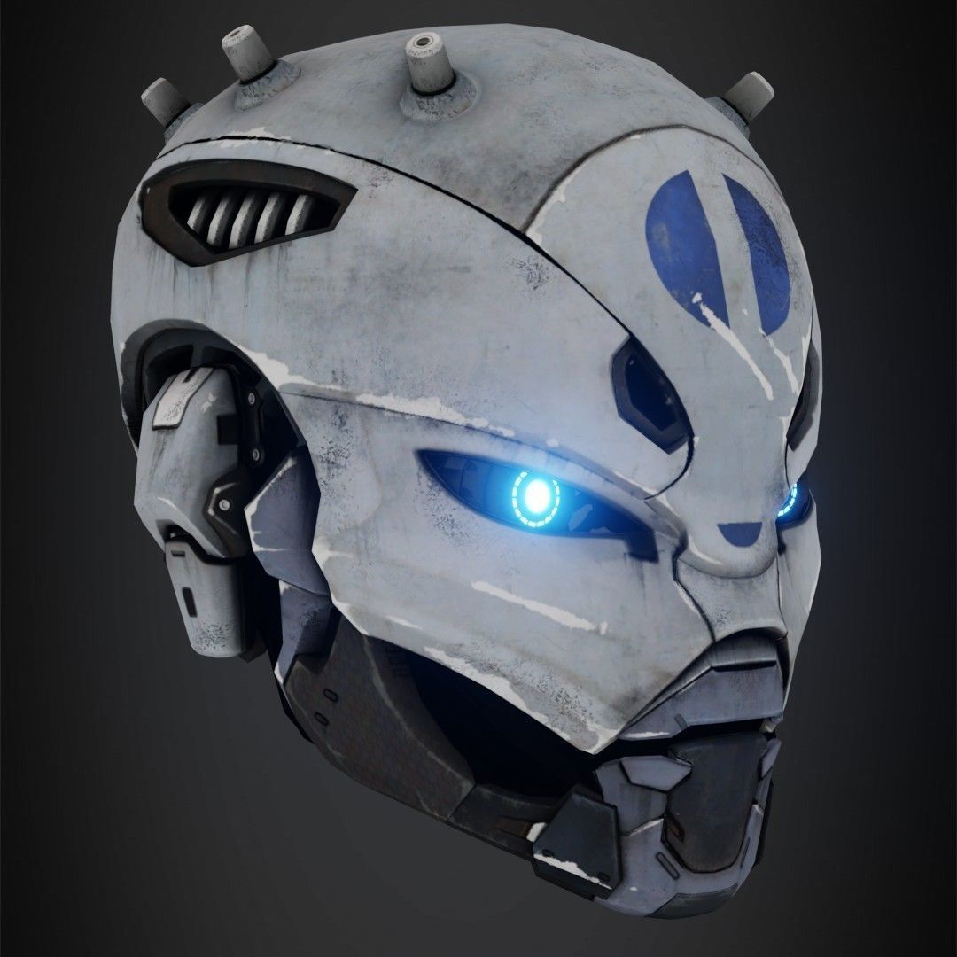Exo-Stranger Helmet for Cosplay 3D model 3D printable | CGTrader