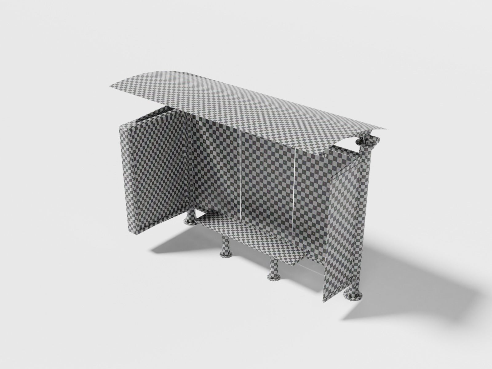 3D model Elegant bus stop VR / AR / low-poly | CGTrader