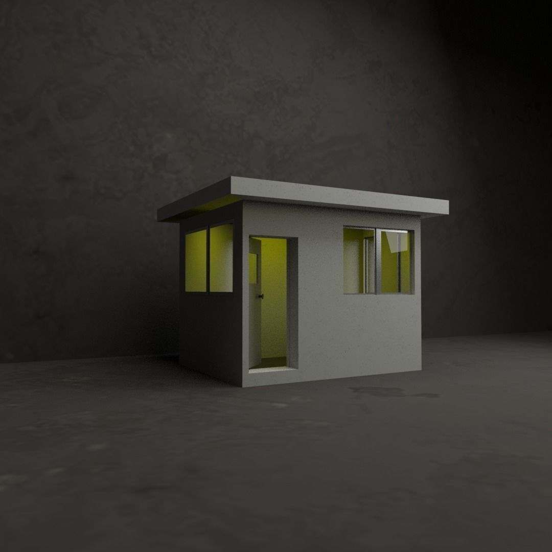 Security room free VR / AR / low-poly 3D model | CGTrader