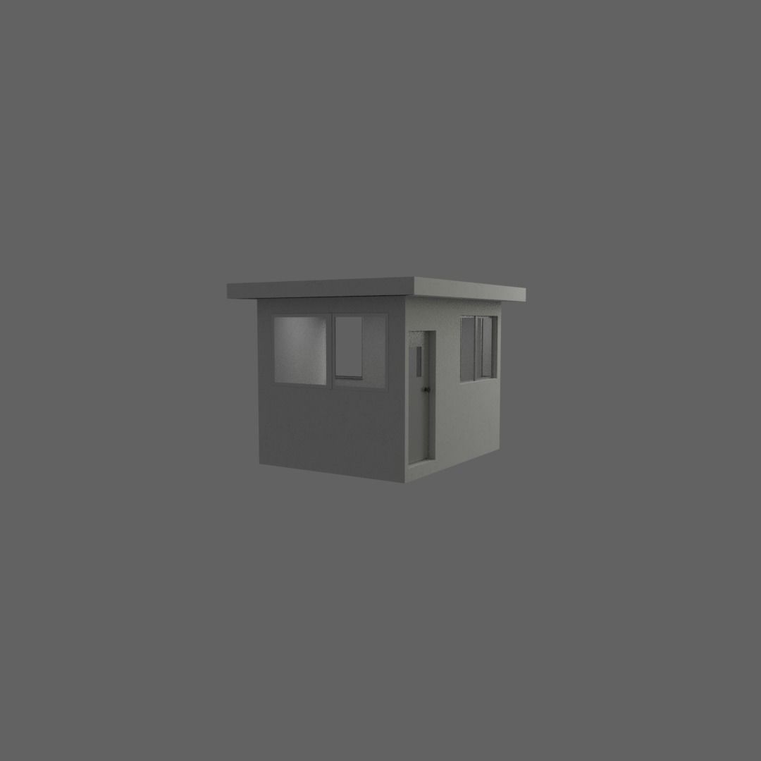 Security room free VR / AR / low-poly 3D model | CGTrader