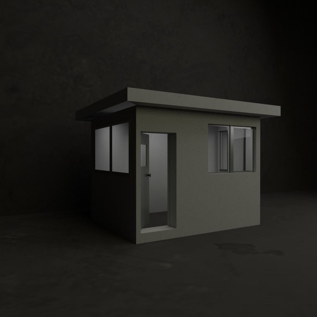 Security room free VR / AR / low-poly 3D model | CGTrader