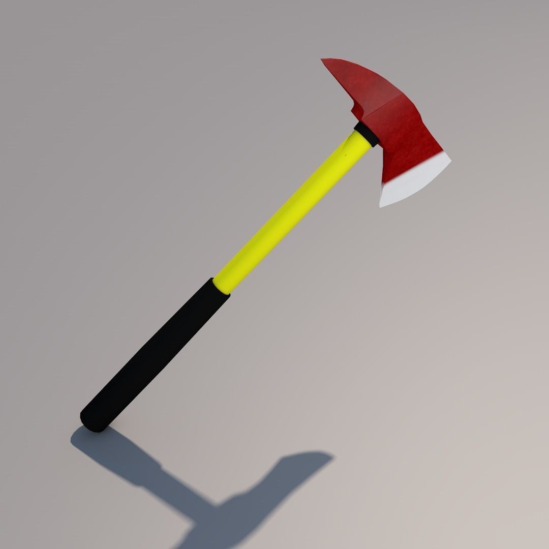 Fire Axe game ready PBR low poly free VR / AR / low-poly 3D model ...