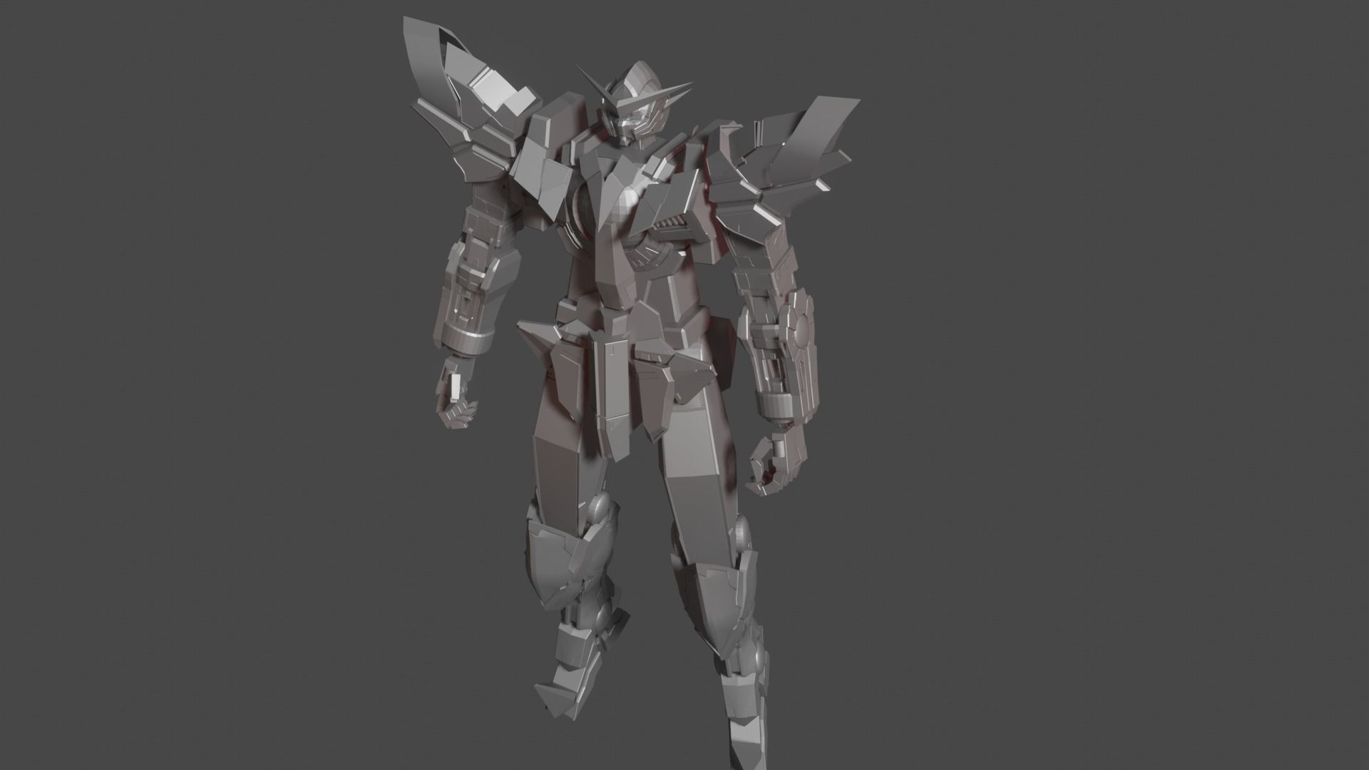 3D model mecha-gundam exia VR / AR / low-poly | CGTrader