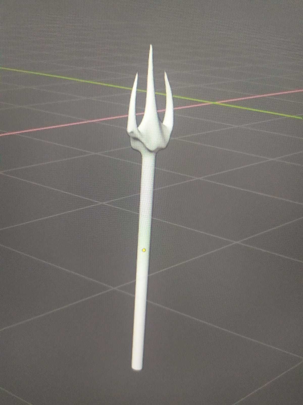 Trident model triton spear free 3D model 3D printable | CGTrader
