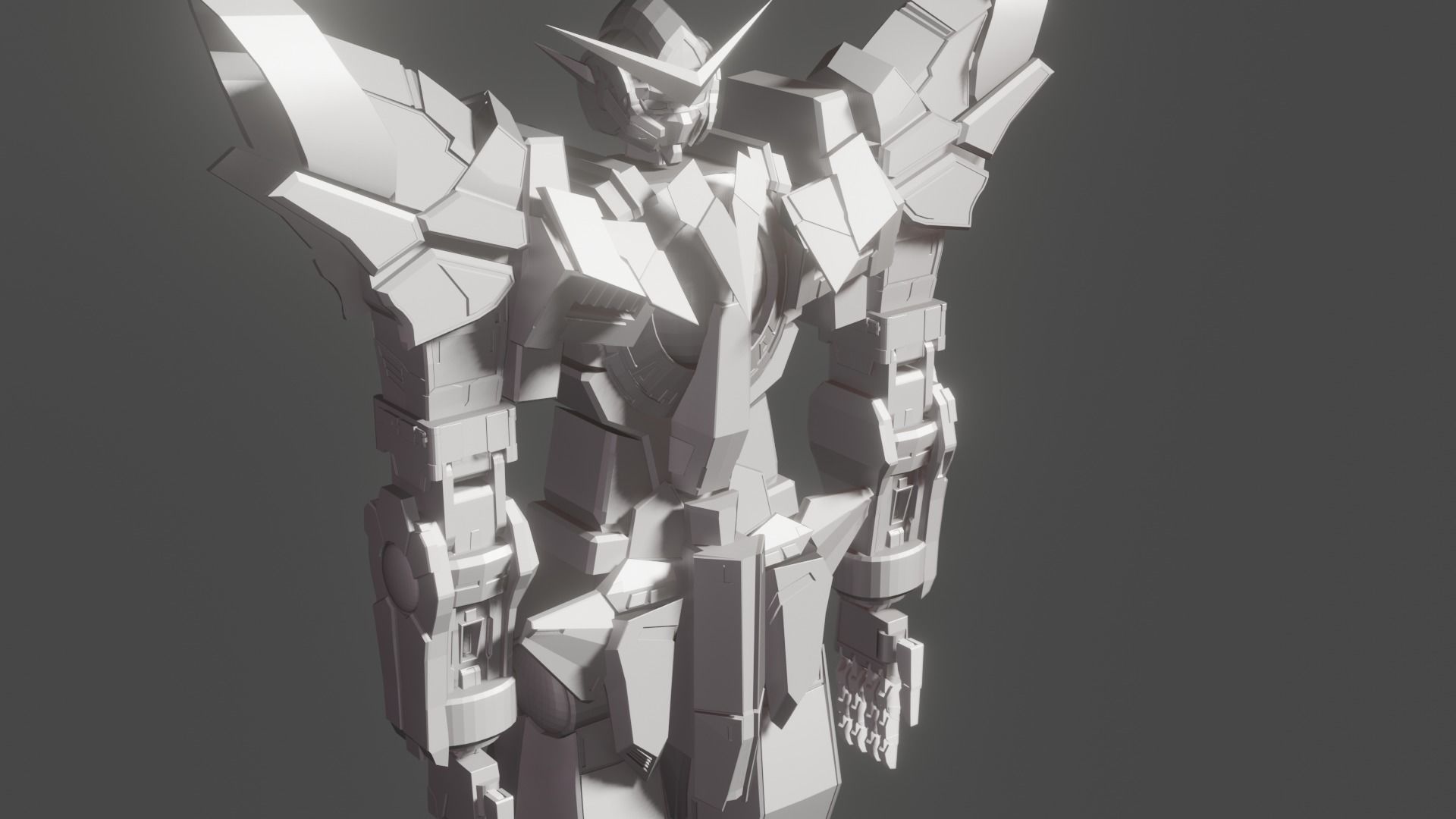 mecha-gundam exia free VR / AR / low-poly 3D model rigged | CGTrader