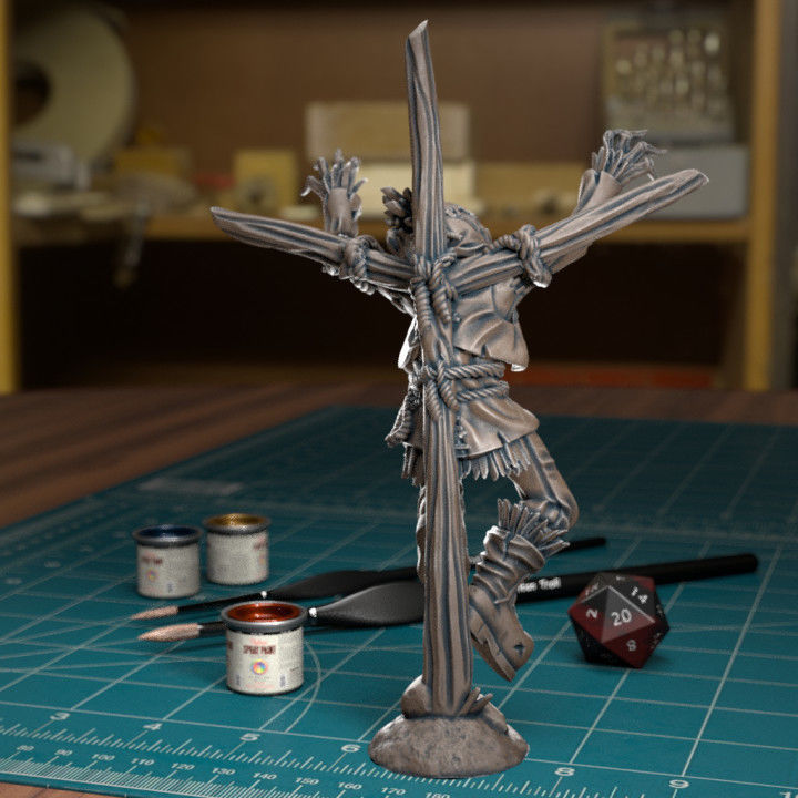 Strawman Scarecrow 02 - Presupported 3D model 3D printable | CGTrader