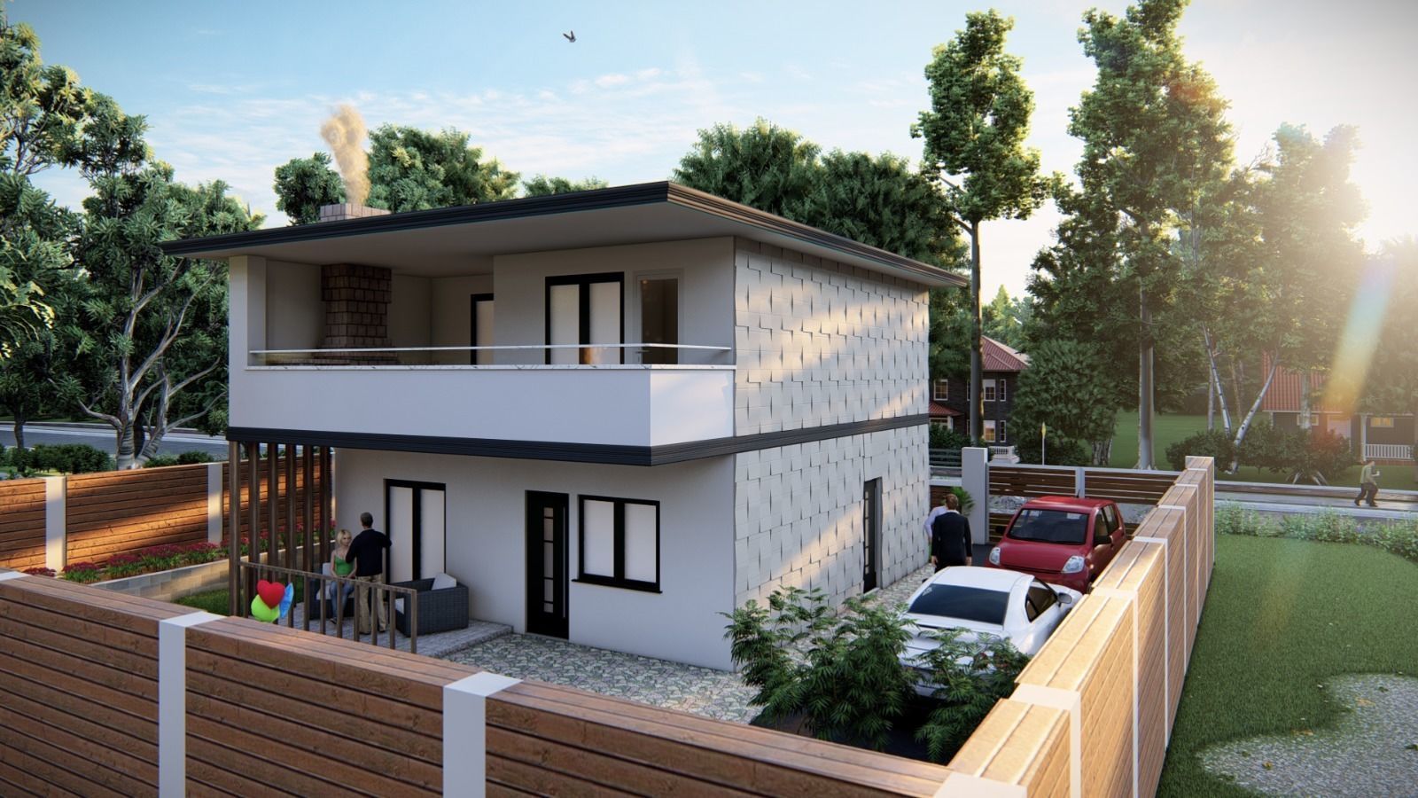 Basic Villa Model 3D model animated | CGTrader