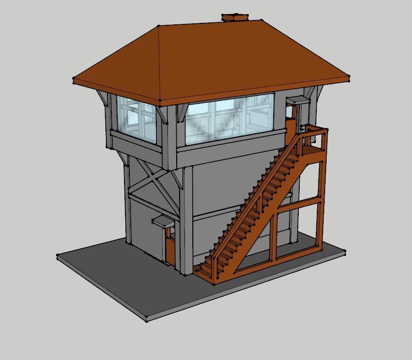 Signal Tower or Watch Tower by Outland Models 3D Printable 3D model 3D ...
