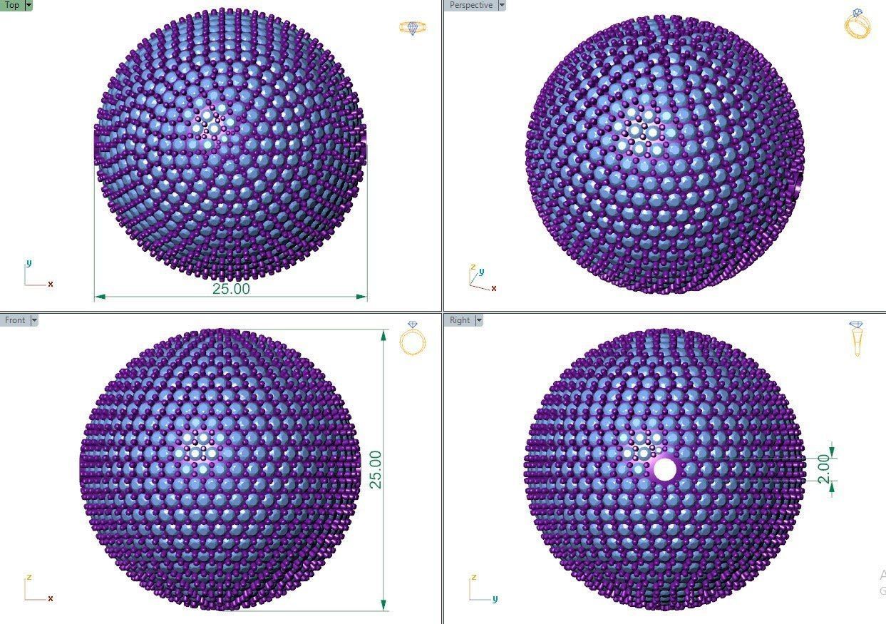 BALL CHAIN WITH LOCK 24INCH WITH SOFT PRINTABLE STL FILE 3D model ...