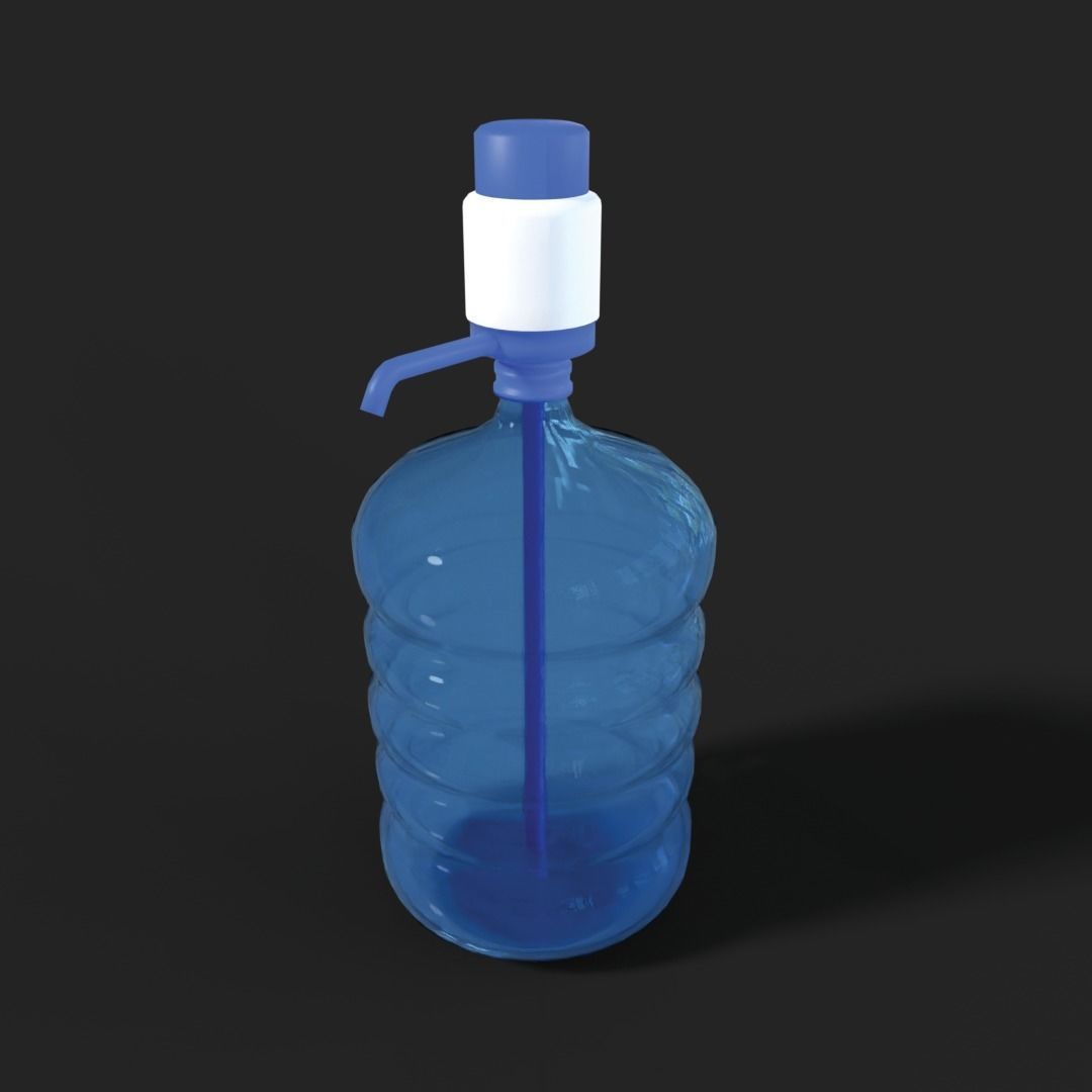 Manual Water Gallon Dispenser - Galon Air dan Dispenser Manual 3D model ...