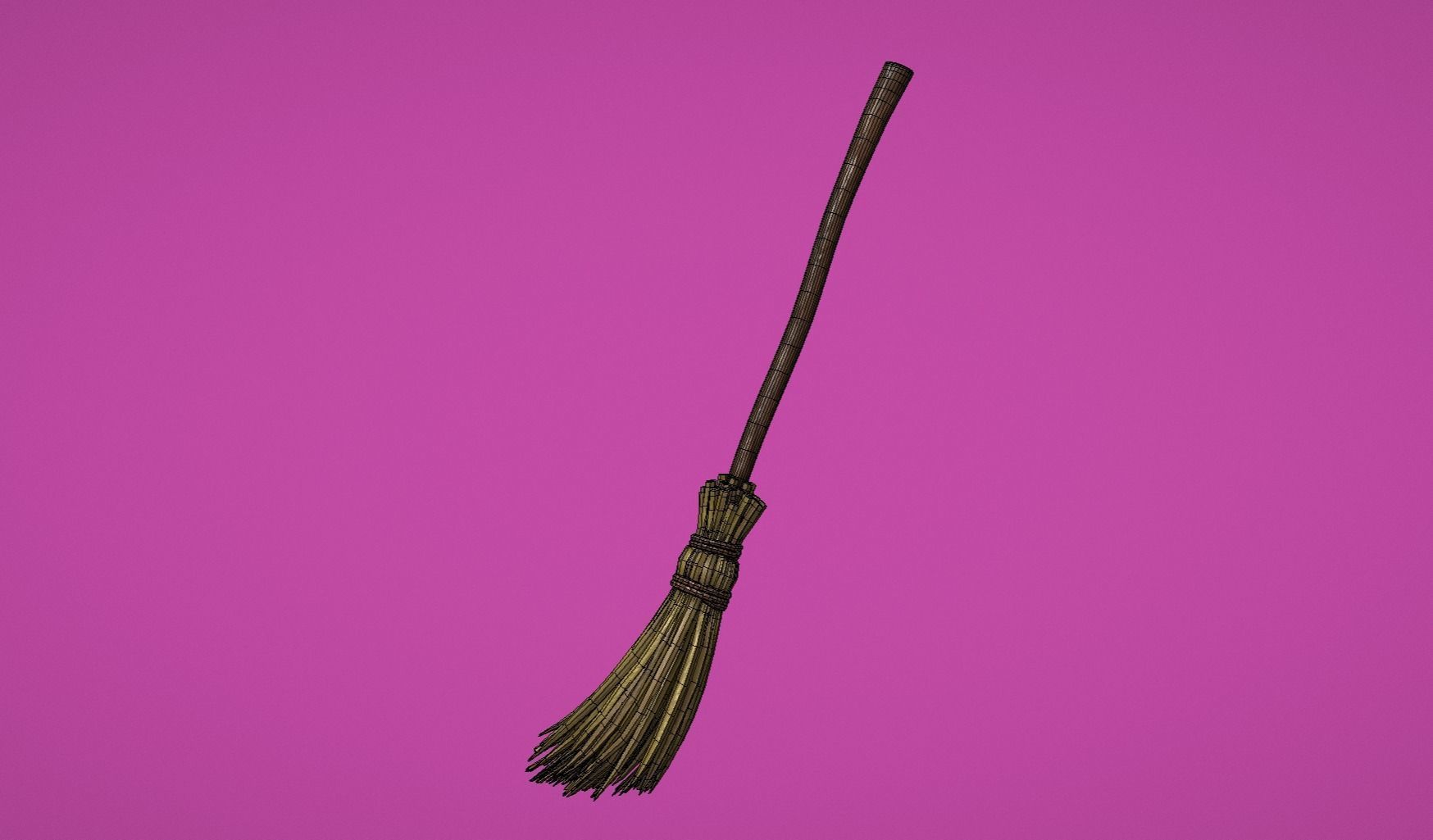 broom 3D model | CGTrader