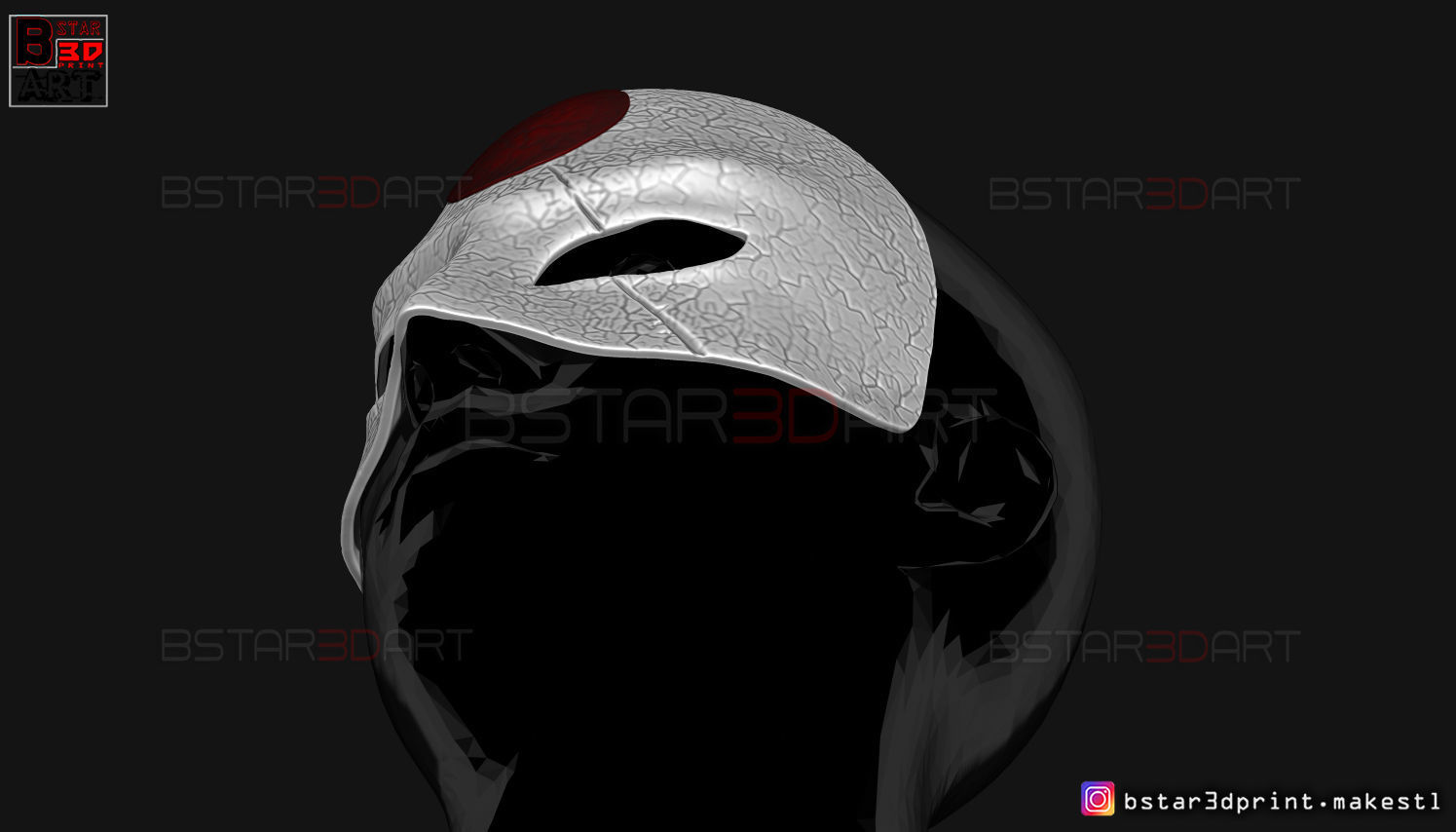 Katana Mask - The Suicide Squad - DC Comics cosplay 3D model 3D ...