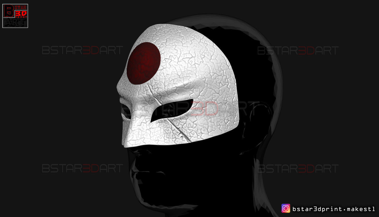 Katana Mask - The Suicide Squad - DC Comics cosplay 3D model 3D ...