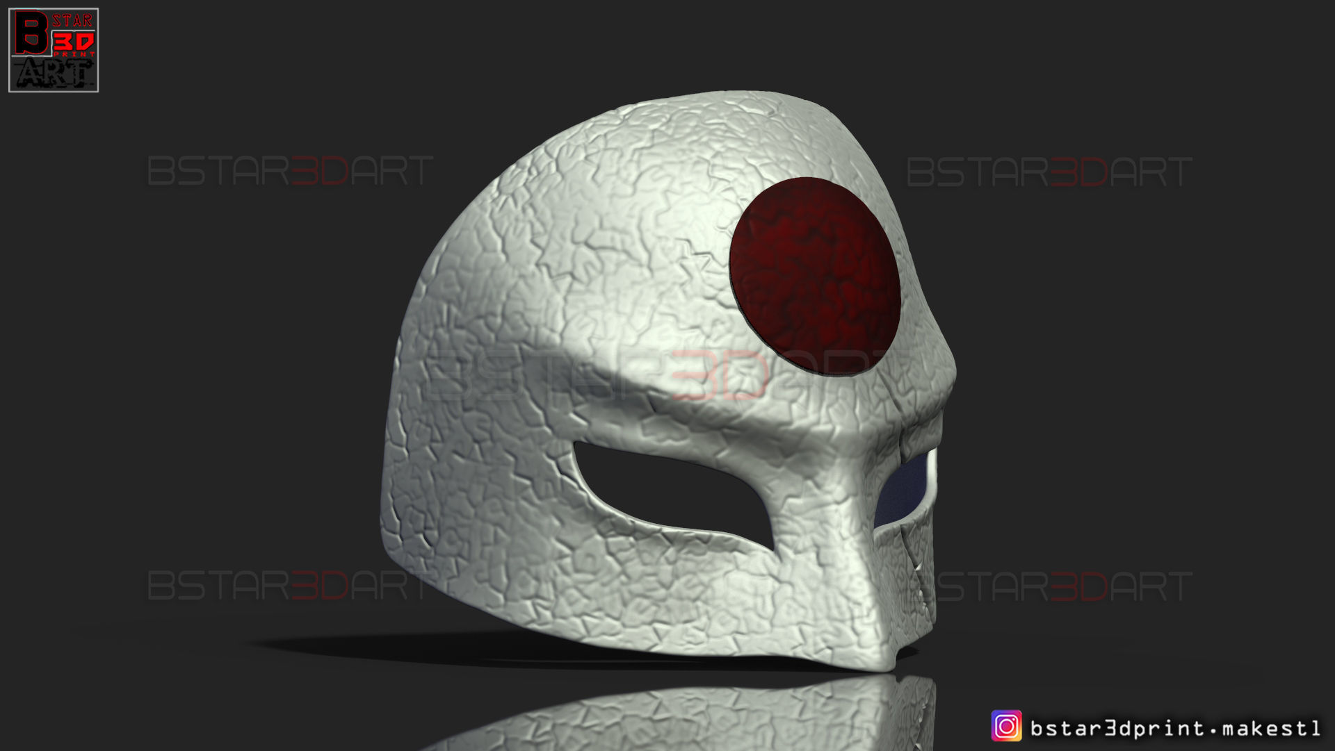 Katana Mask - The Suicide Squad - DC Comics cosplay 3D model 3D ...