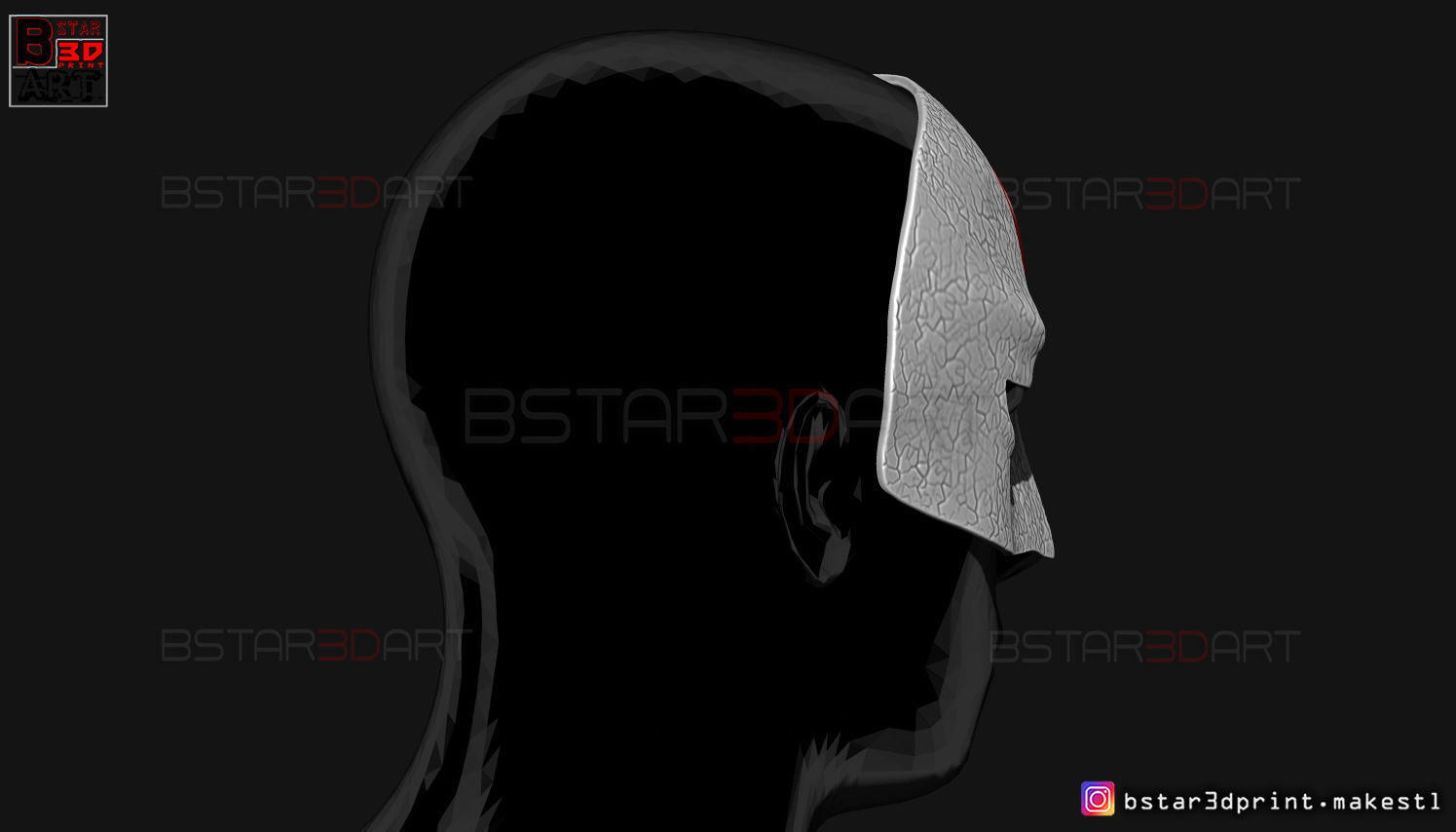 Katana Mask - The Suicide Squad - DC Comics cosplay 3D model 3D ...