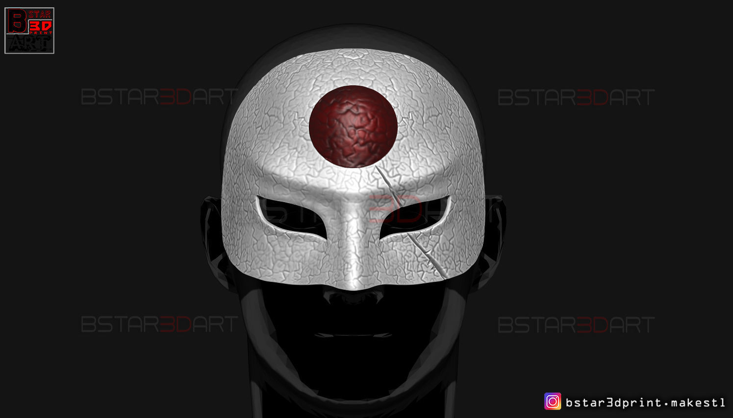 Katana Mask - The Suicide Squad - DC Comics cosplay 3D model 3D ...
